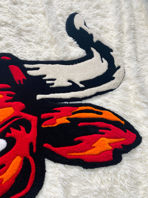 Red Bull Head Rug – Creations by Kaleigh LLC