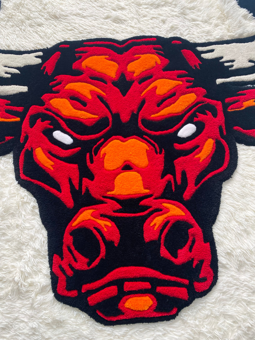Red Bull Head Rug – Creations by Kaleigh LLC