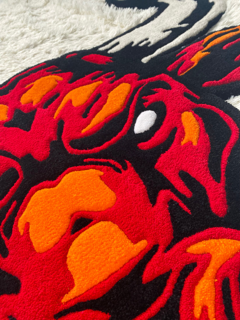 Red Bull Head Rug – Creations by Kaleigh LLC