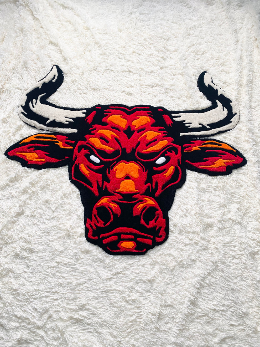 Red Bull Head Rug – Creations by Kaleigh LLC