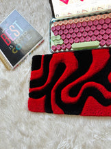 Red and Black Keyboard Rug Mat – Creations by Kaleigh LLC